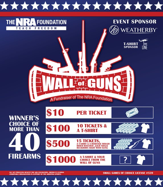 The NRA Foundation's Wall Of Guns | Friends of NRA